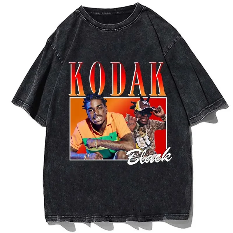 Vintage-Cotton-T-shirt-Singer-Kodak-Black-Printed-T-Shirt-Men-Casual ...