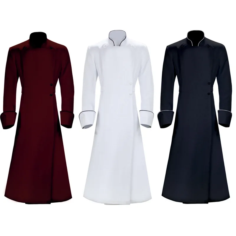 Priest-Robes-for-Church-Uniform-Costume-White-Black-Clergy-Orthodox ...