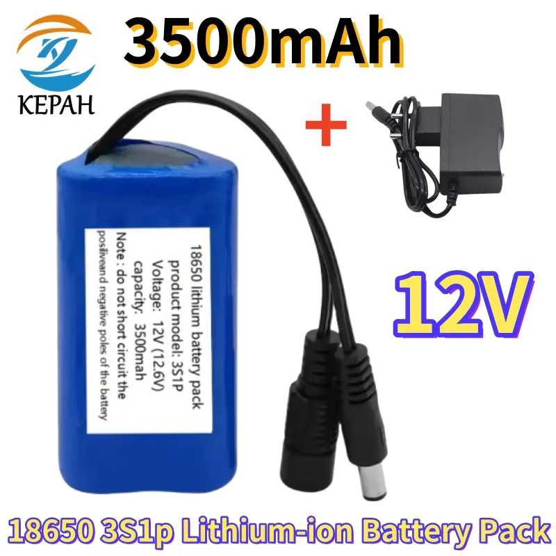18650 12V 3S1P 3500mAh Battery 18650 Lithium-ion Battery Pack with BMS ...