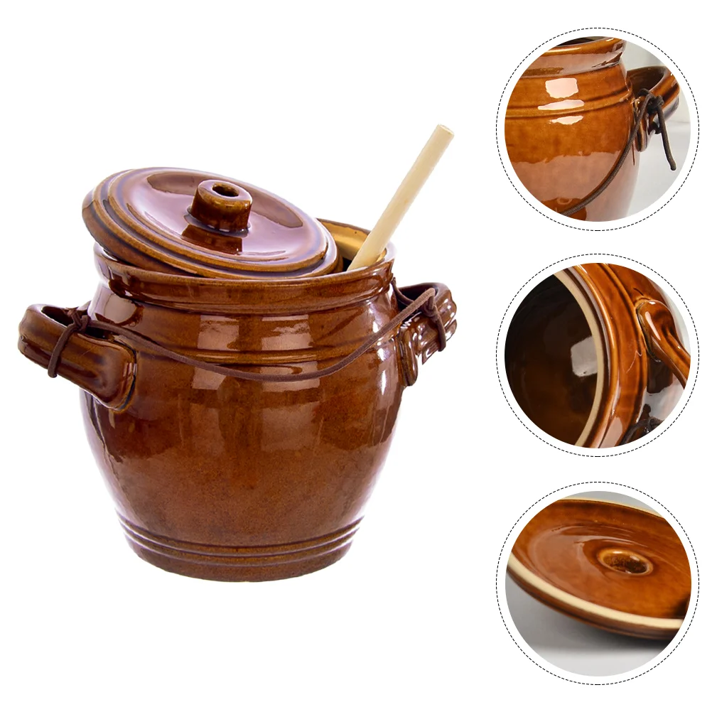 Food-Preserving-Jug-Sauerkraut-Jar-Self-pressurized-Pickle-Ceramic ...