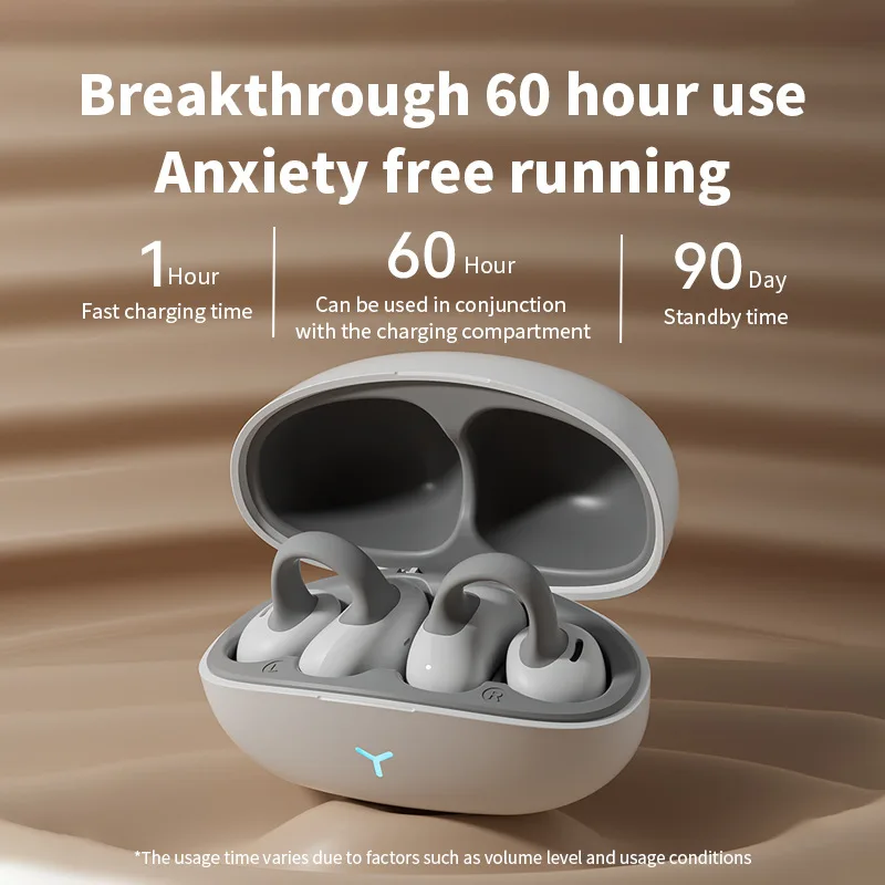 New TWS Ear Clip Wireless Bluetooth Earphones with Low Latency and Long ...