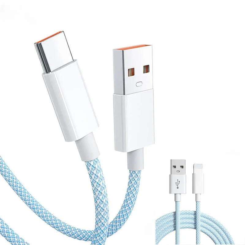 10A-USB-Type-C-Cable-120W-Wire-Fast-Charging-Macaron-Color-Single-Head ...