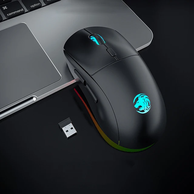 G301 Rechargeable USB 2.4G Wireless Bluetooth RGB Light Gaming Mouse ...