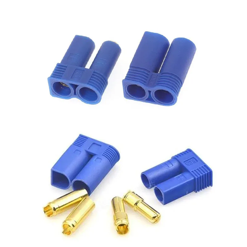 Bullet Gold Connector Plug | Rc Connector - 1 Ec5 Connector Female Male ...