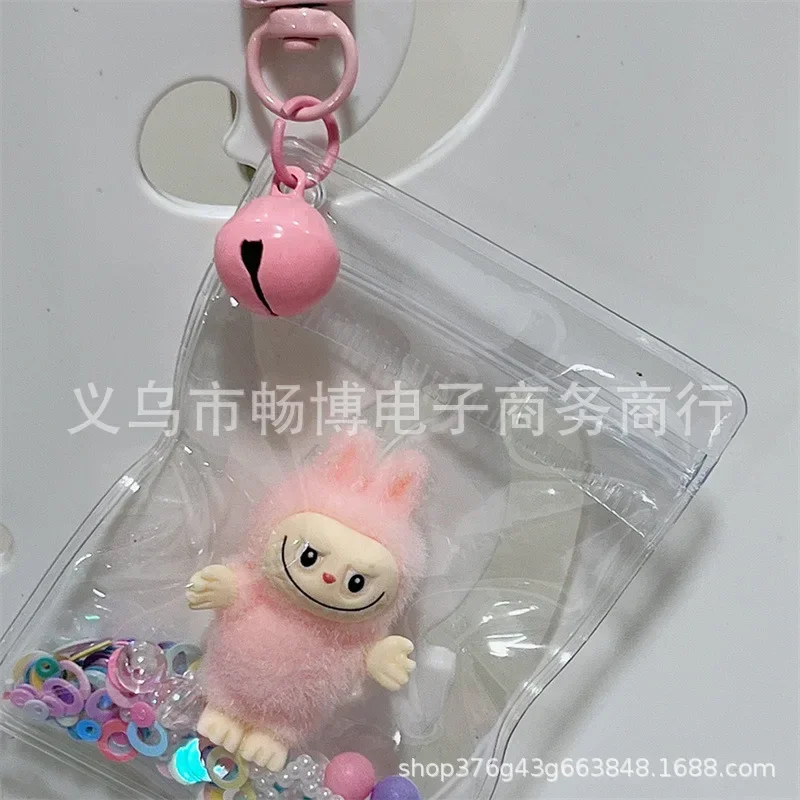 Nuevo Erchuang Peluche Mini Labubu Rubble Vinilo Lindo Grano Bebé Paseo ...