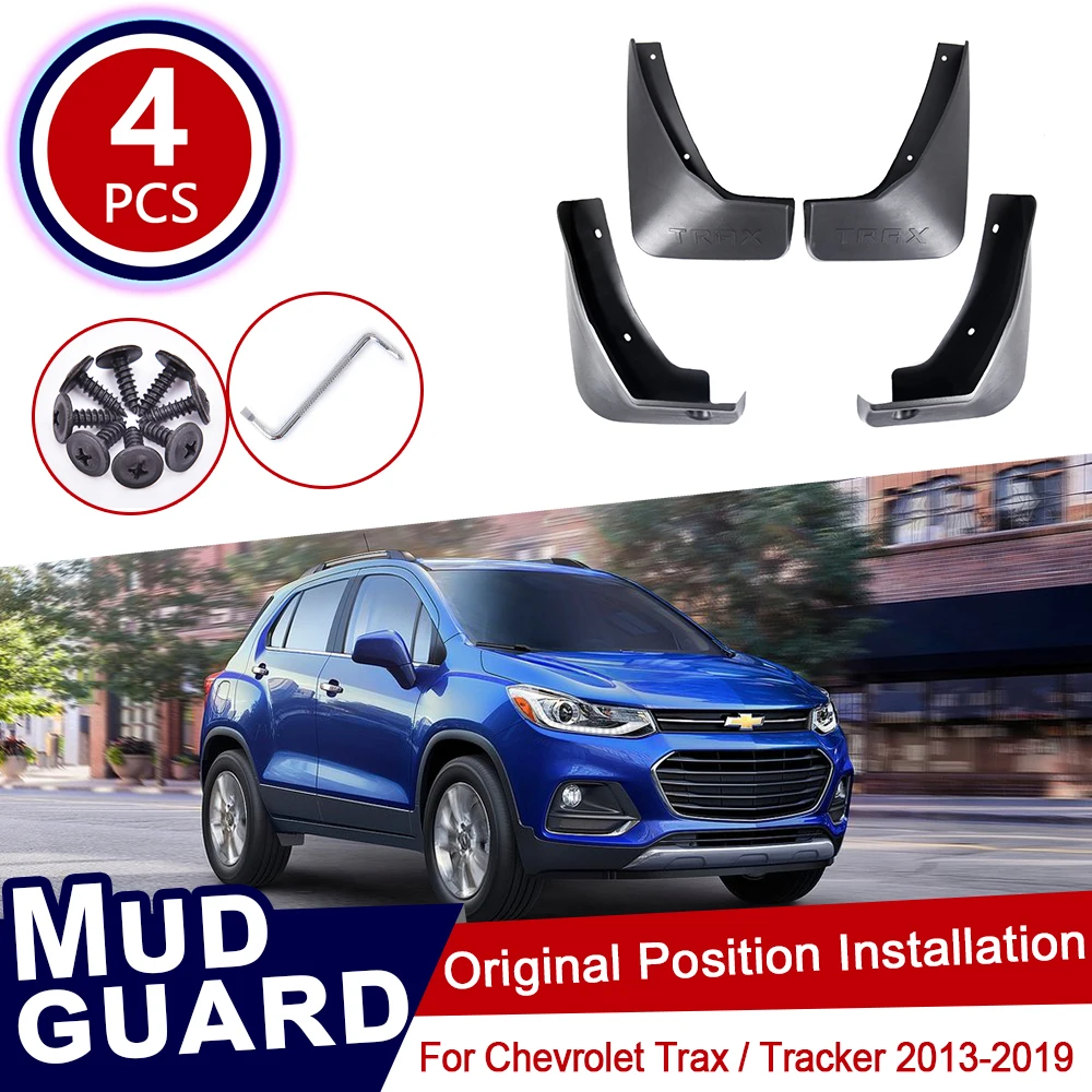Para Chevrolet Trax Tracker 2013 ~ 2019 guardabarros de coche ...