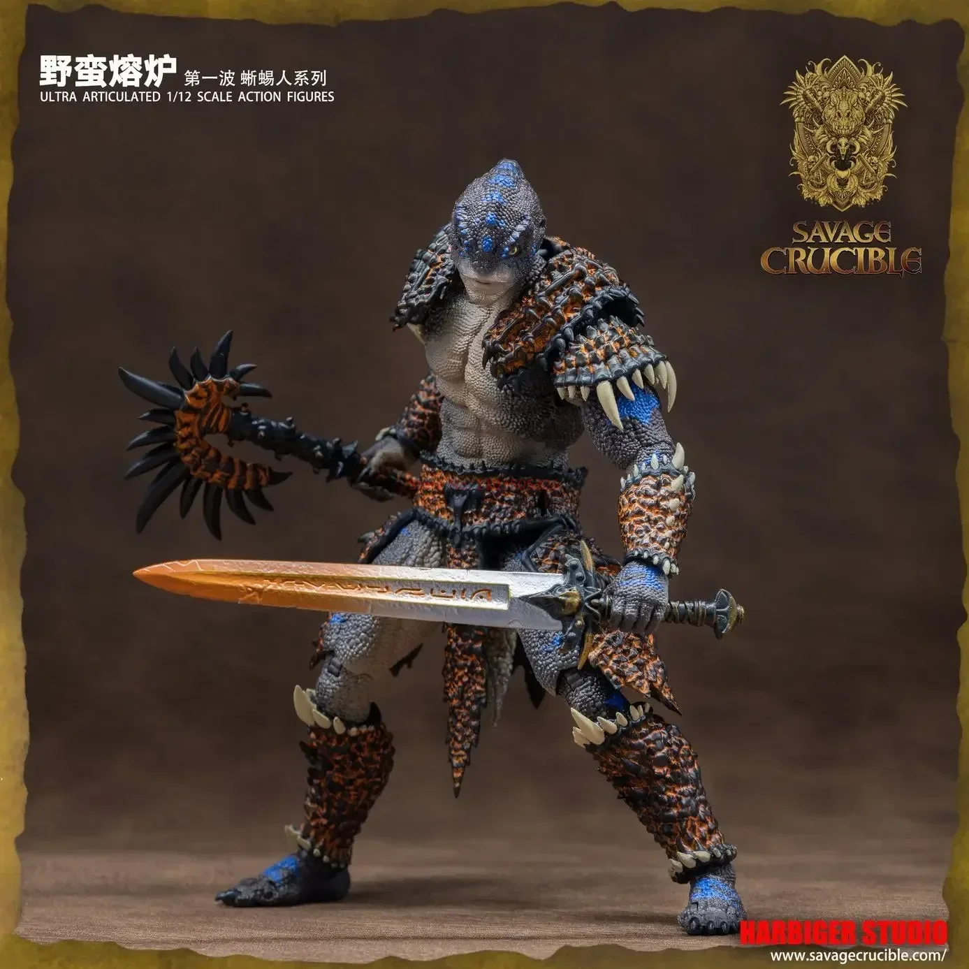 1-12-Anime-Savage-Crucible-Figures-Lizard-Man-Series-Action-Figure-Pvc ...