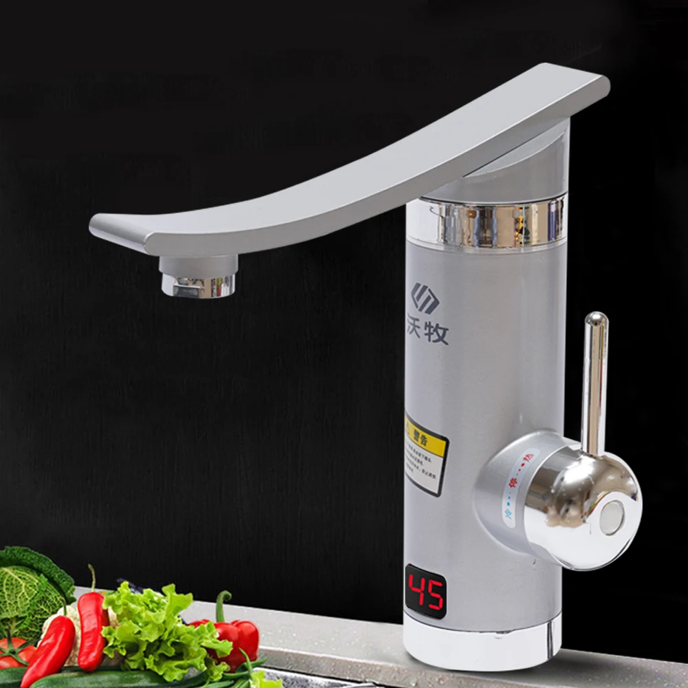 3 Kw Ezüst Elektromos Led -Es Csap Azonnali Fűtési Tartály Nélküli ...