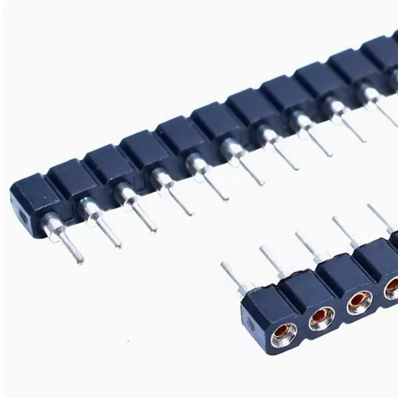 10pcs-IC-socket-2-54MM-1-40P-single-row-round-hole-pin-direct-insertion ...