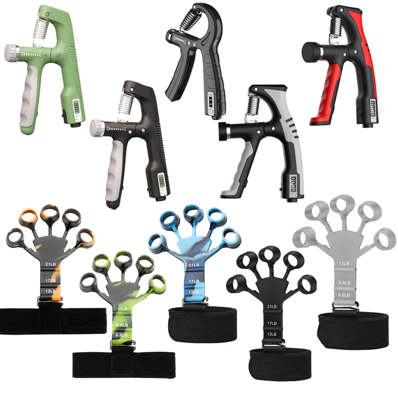 Hand-Grip-Strengthener-10-100Kg-Wrist-Expander-Finger-Exerciser-for ...
