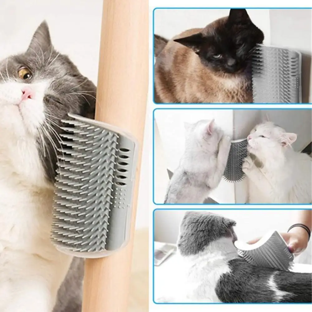 Cat-Skin-safe-Grooming-Tool-Cat-Self-Groomer-with-Wall-Corner-Scratcher ...