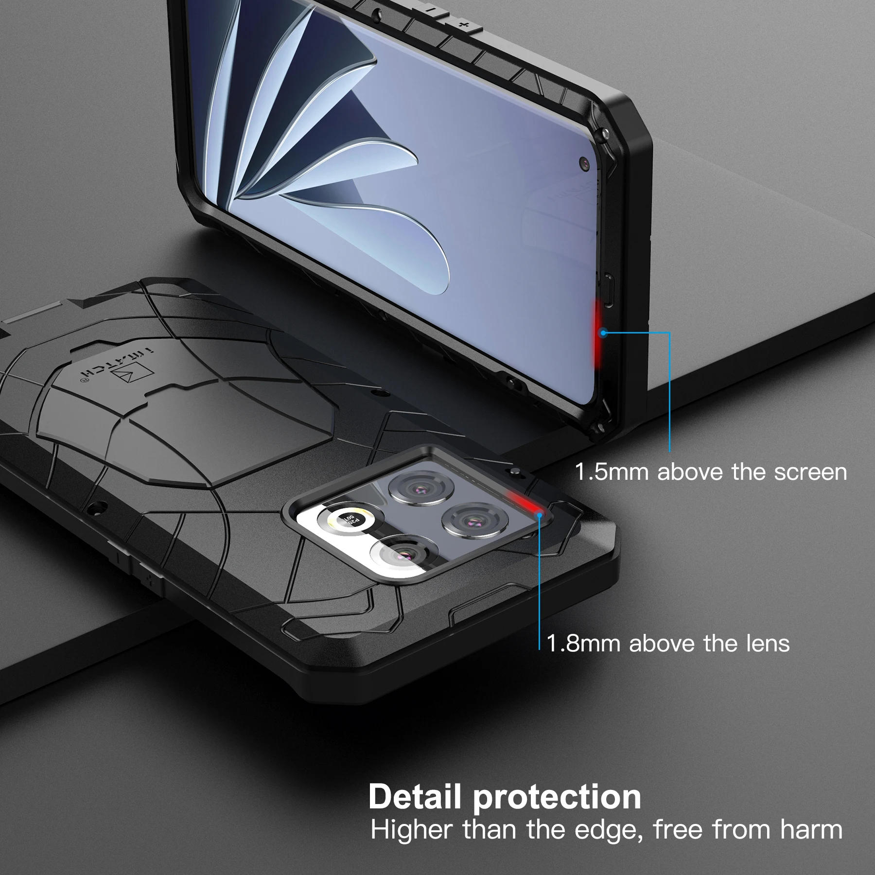 Oneplus 10 Pro 5G Metal Case Military Heavy Duty Shockproof Dropproof ...