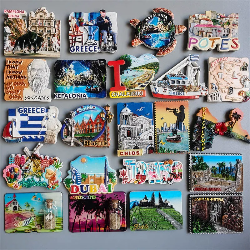 World-Tourist-Fridge-Magnets-Chios-Greece-Belgium-France-Spain-Norway ...