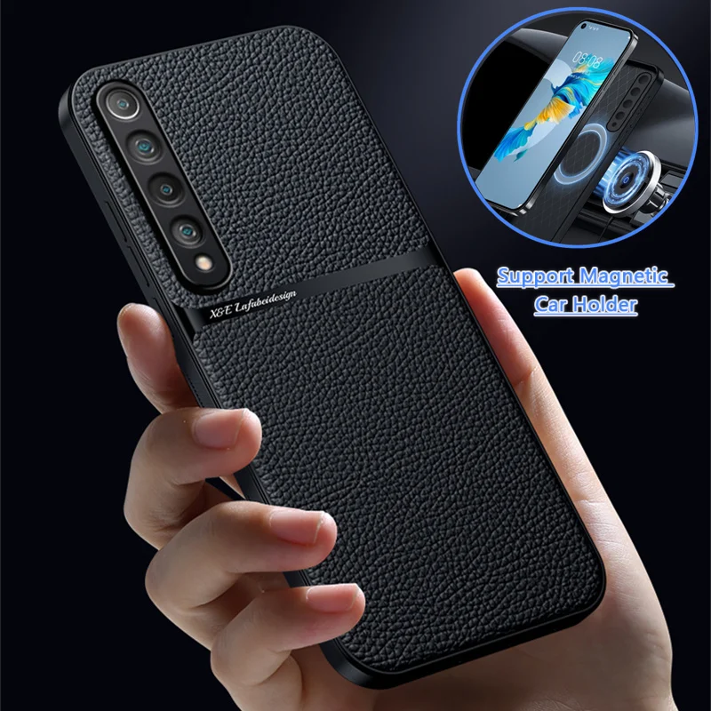 Mi10-Case-Luxury-Slim-Leather-Car-Magnetic-Holder-Back-Cover-For-Xiaomi ...