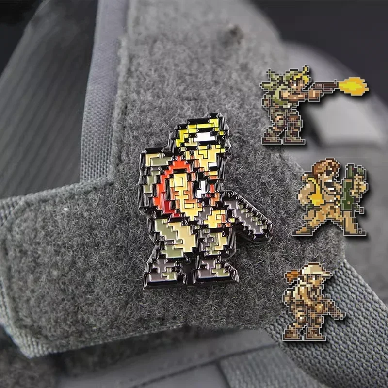 Patches-Cartoon-and-Games-Mosaic-Pixel-Wind-Hook-and-Loop-Metal ...