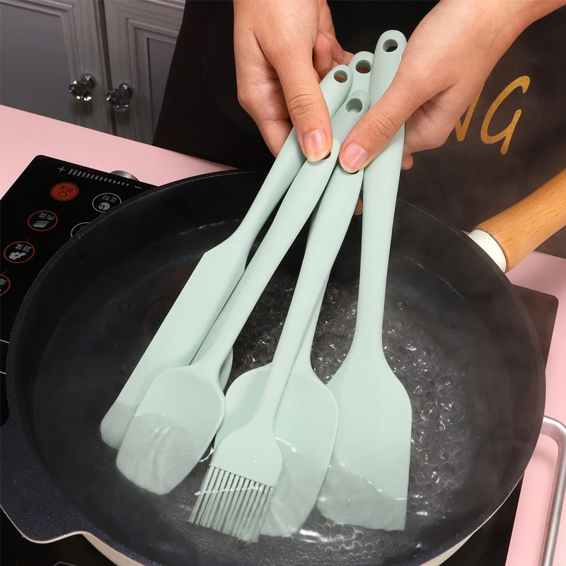 6-Pieces-Silicone-Spatula-Set-Food-Grade-Non-Stick-Heat-Resistant ...