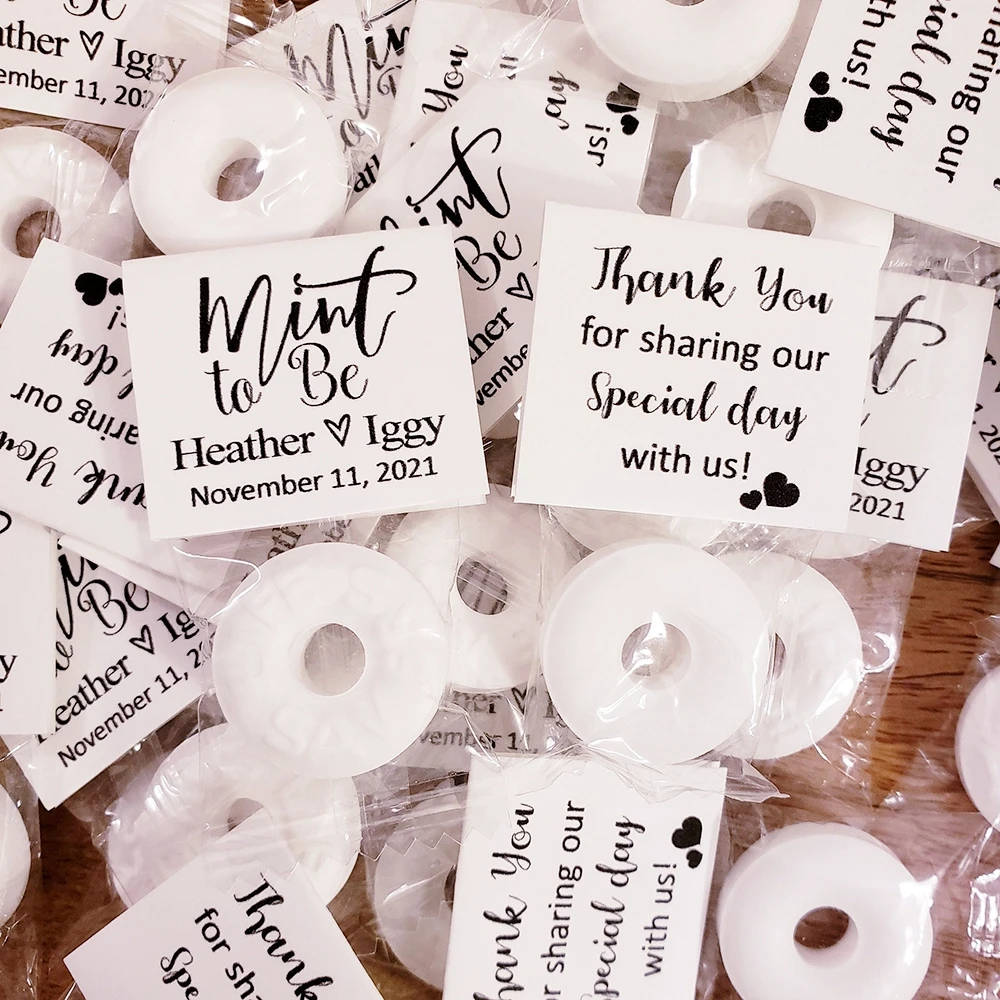 Mint To Be Wedding Mints