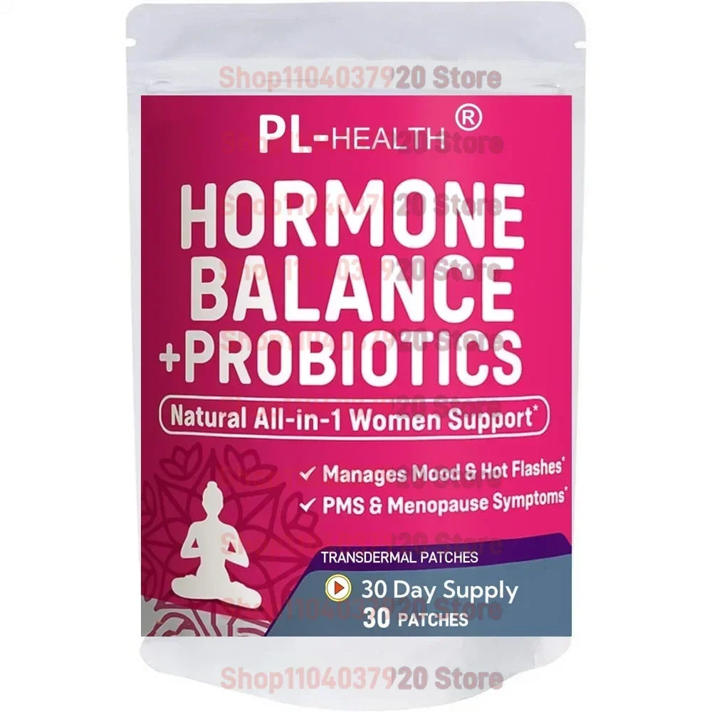 30 Patches Hormone Balance Probiotics for Women Transdermal Patches ...