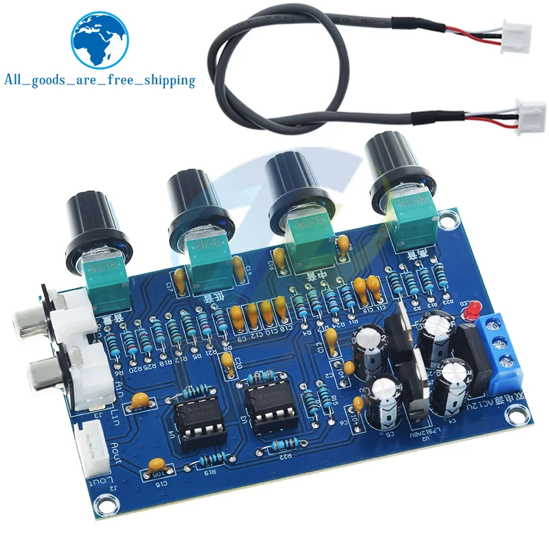 XH-M164 NE5532 Tone Amplifier Board Preamplifier AC 12V-15V Power ...