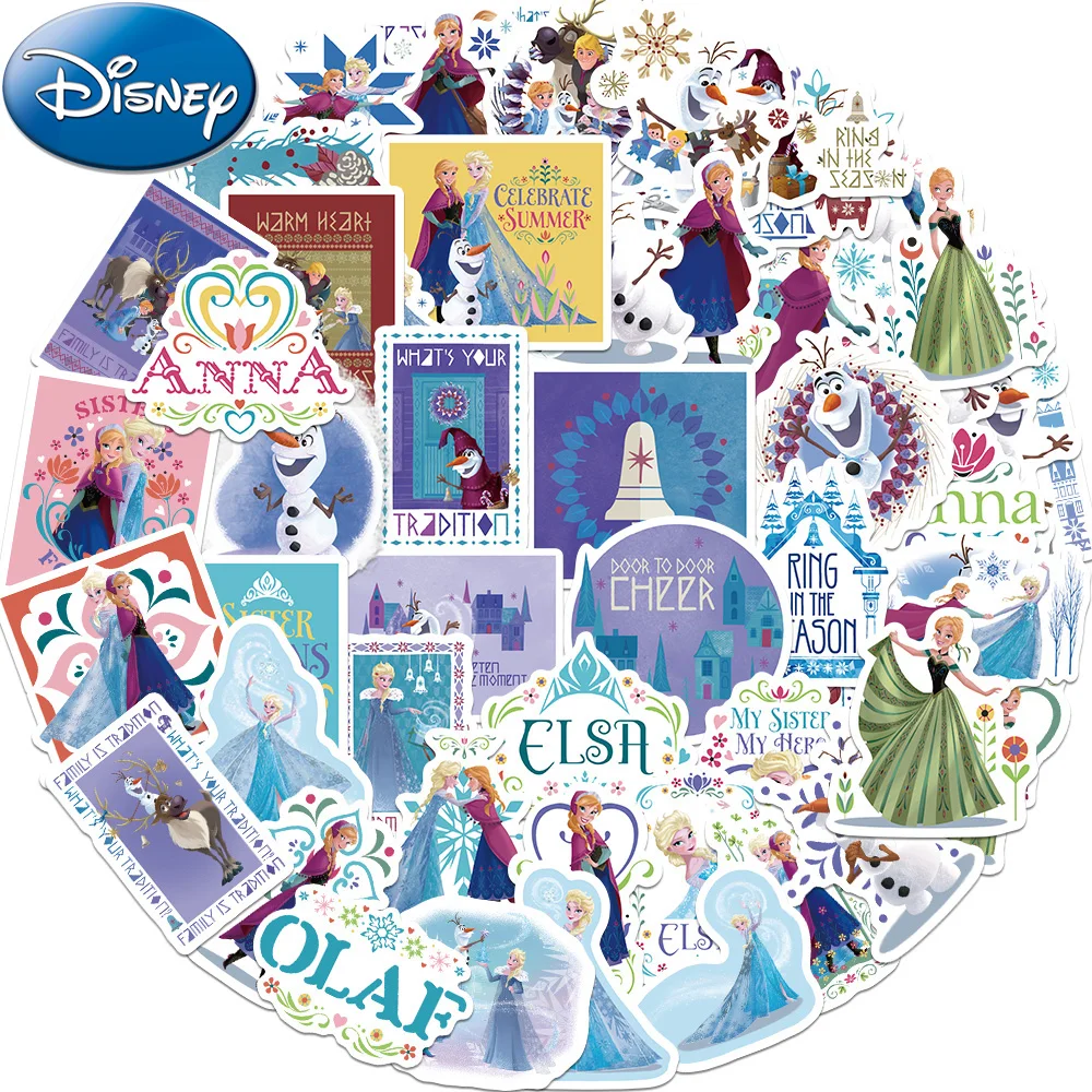 10-30-60pcs-Disney-Frozen-Cartoon-Girls-Stickers-Cute-Princess-Elsa ...
