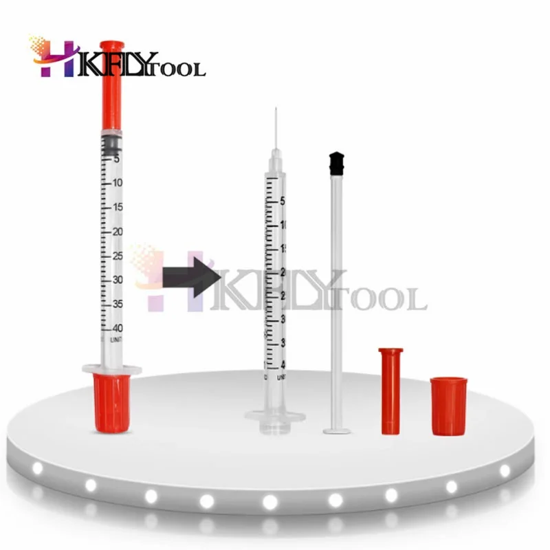 20pcs-1ml-Manual-Push-Syringe-Lab-Dispensing-Supplies-1-2-Inch-30G ...