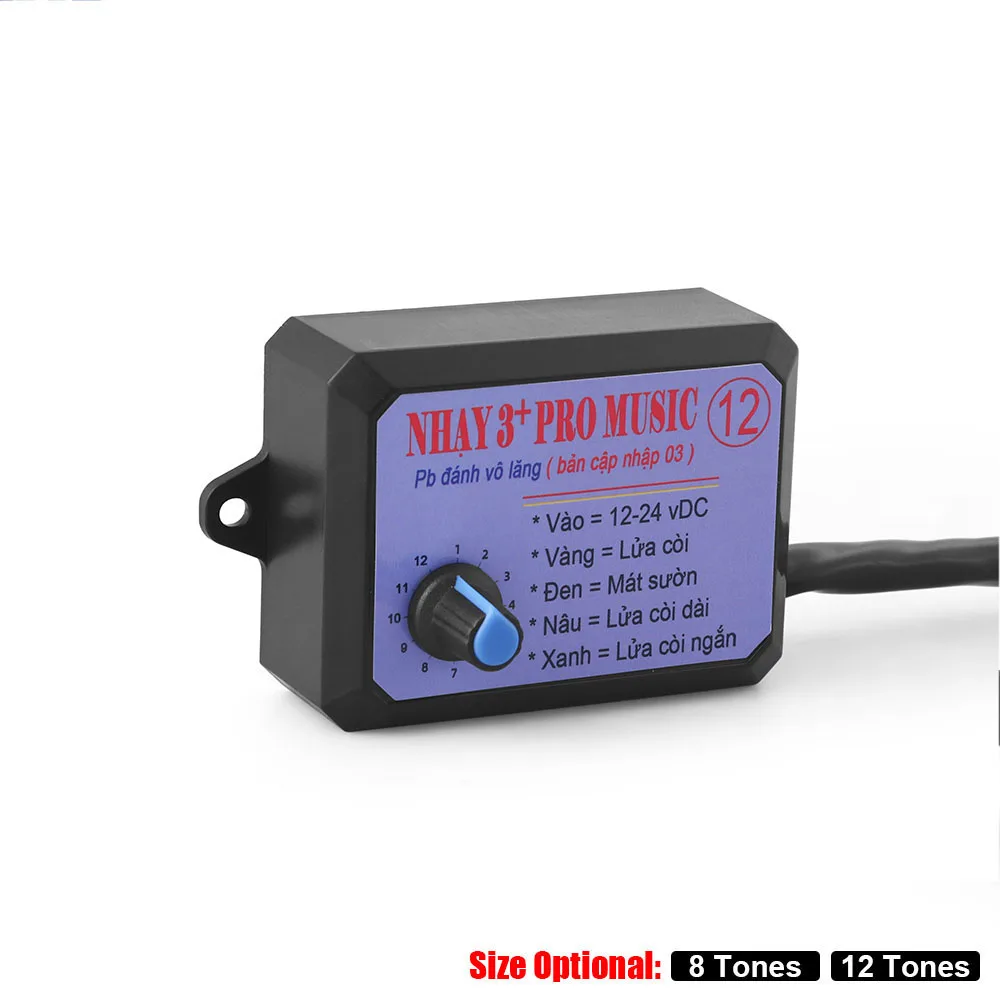 12V-24V-8-12Sound-3-Pro-Horn-Speaker-Sound-Control-Unit-With-Volume ...