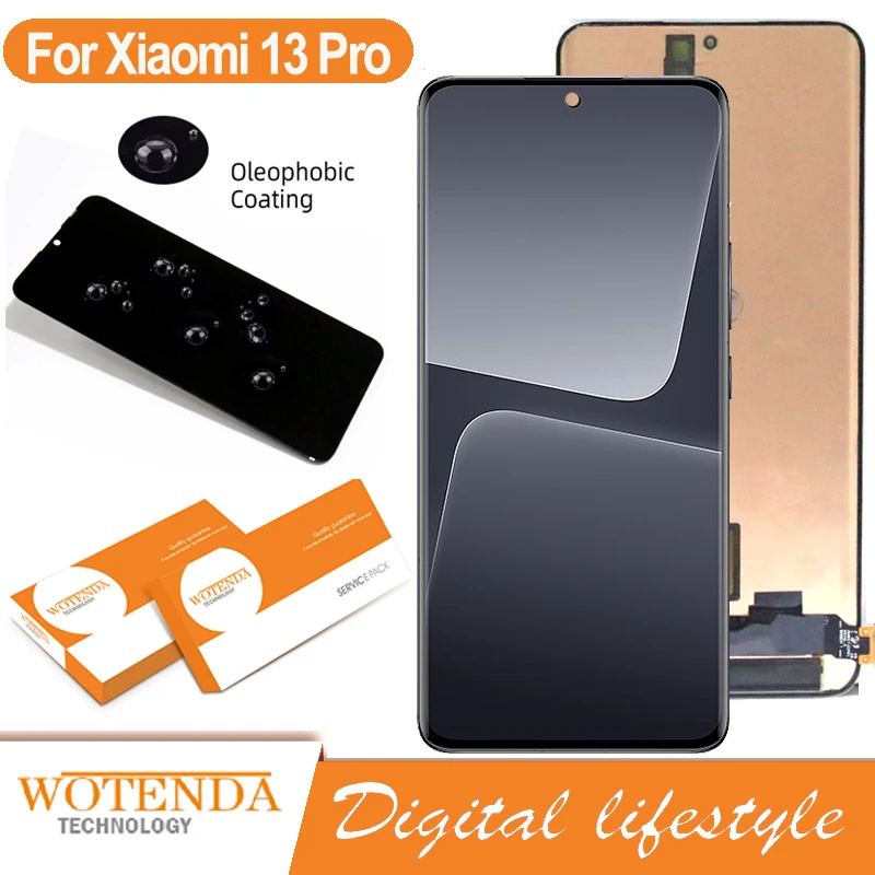 6.73''AMOLED Display For Xiaomi 13 Pro LCD 2210132G, 2210132C Touch ...