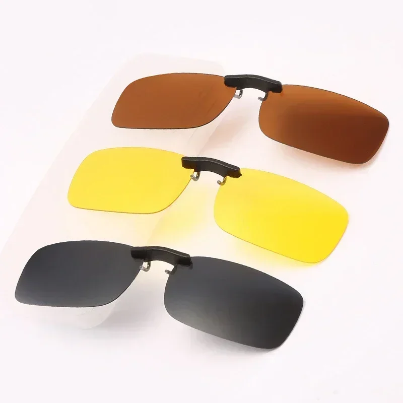 Polarized Flip Up Sunglasses Clip on Fishing Sunglass Driving Fishing ...