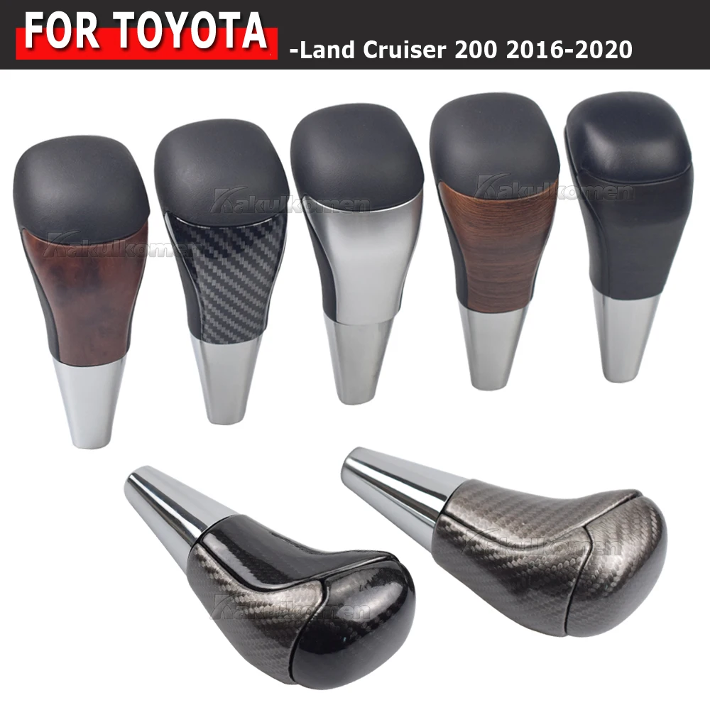Automatic-Leather-Gear-Stick-Shift-Knob-For-TOYOTA-Hilux-2015-2016-2017 ...