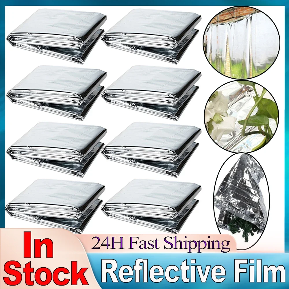 Hojas-de-l-mina-de-cubierta-de-invernadero-de-jard-n-plateado-pel-cula ...