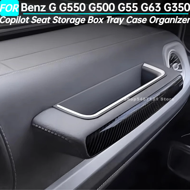 Car Copilot Seat Storage Box Tray Case Organizer for Benz G G550 G500 ...