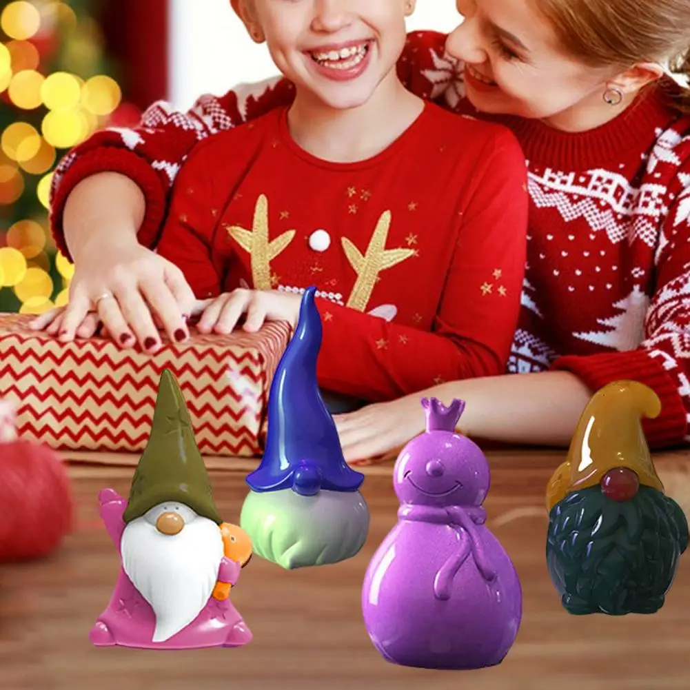 Christmas-Resin-Mold-3D-Faceless-Gnome-Snowman-Easy-Release-DIY-Craft ...