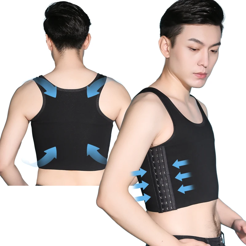 Men-Tight-fitting-Boobs-Shapewear-Body-Shaper-Vest-Compression-Slimming ...