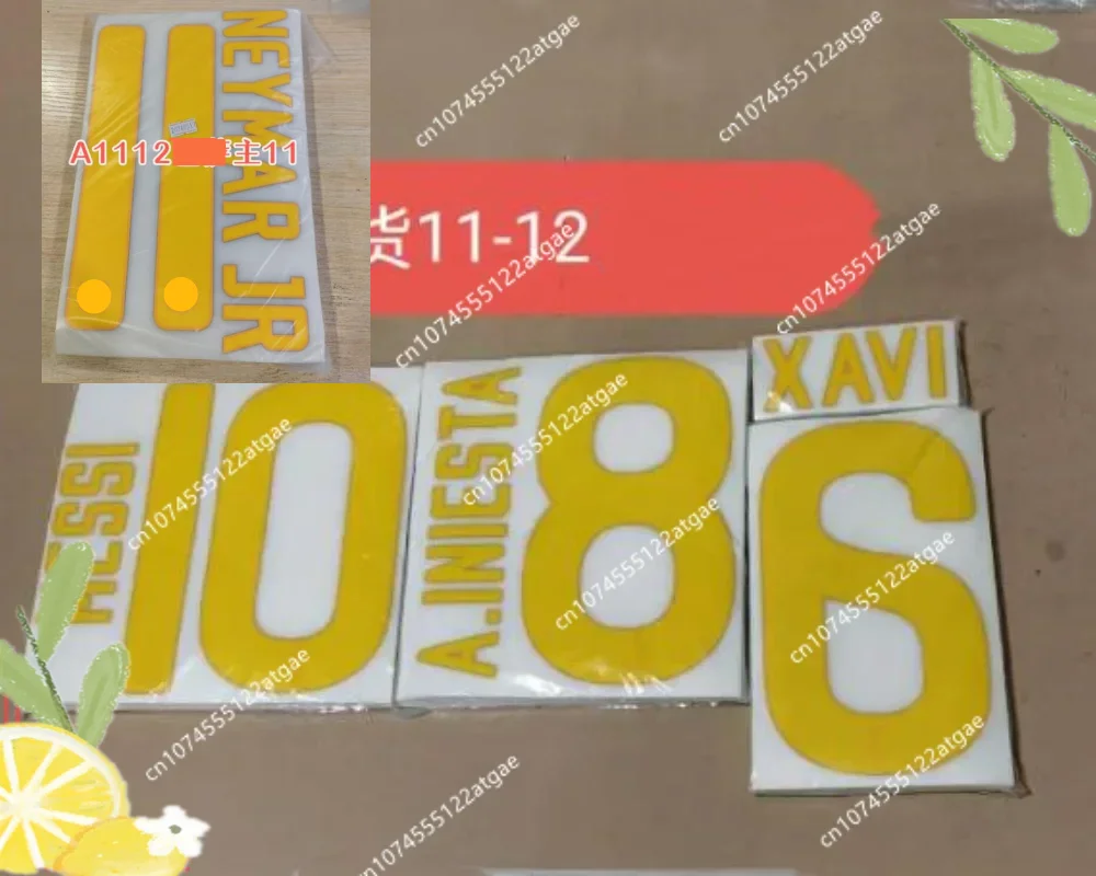 Super-A-Retro-2011-2012-customized-xAVi-A-IniEsTA-number-font-print-Hot ...