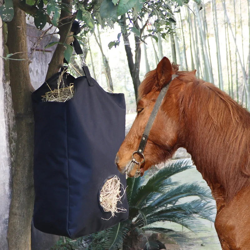Large-Capacity-Hay-Storage-Bag-Outdoor-Slow-Feeding-Horse-Hay-Bag ...