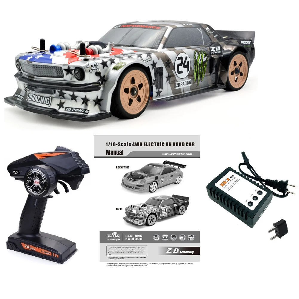 Zd Racing 1/16 Rc Car 40km/h High Speed Brushless Motor 4wd Rc Tourning ...