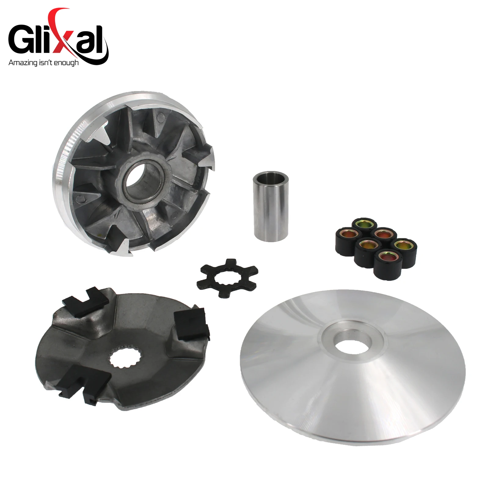 Glixal Variator Kit with 5g Roller Weights for Jog 90, 4DM, Vino 90 ...