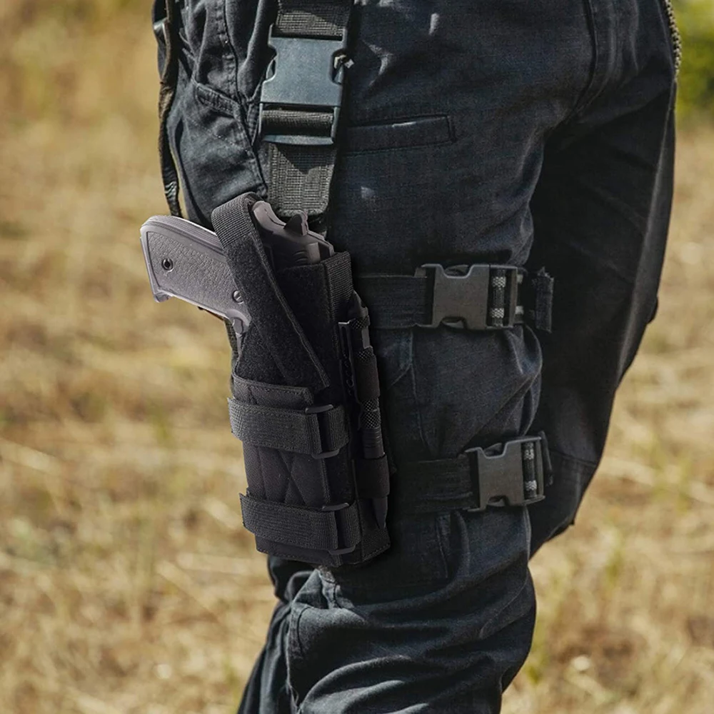 Gun And Knife Leg Holster