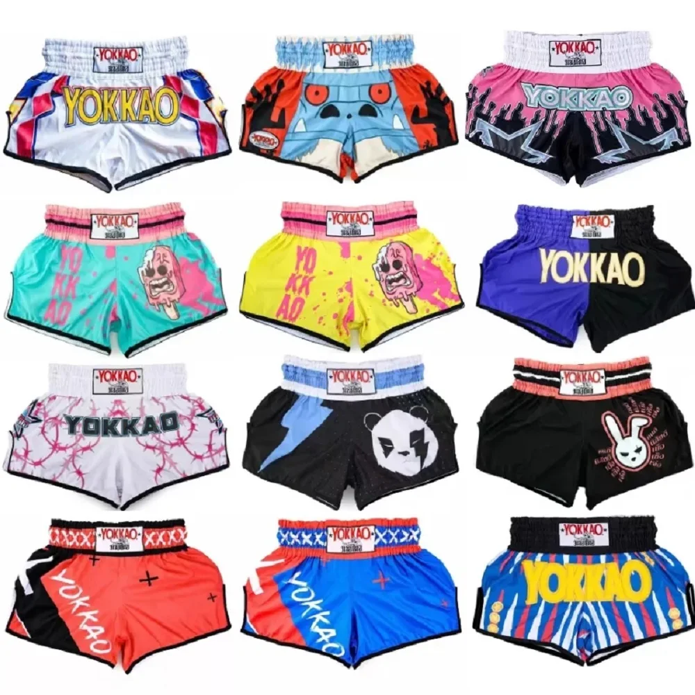 Muay-thai-boxing-shorts-para-homens-e-mulheres-treinamento-de-combate ...