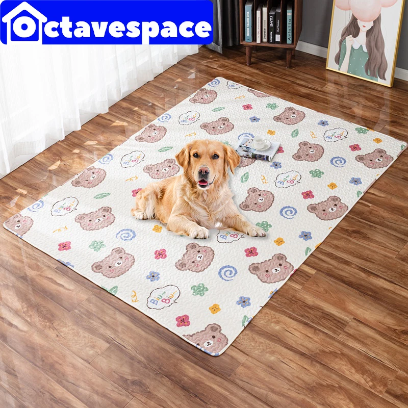 Dog Floor Mat Breathable Sleeping Blanket Cat Dog Fence Mats Reusable ...