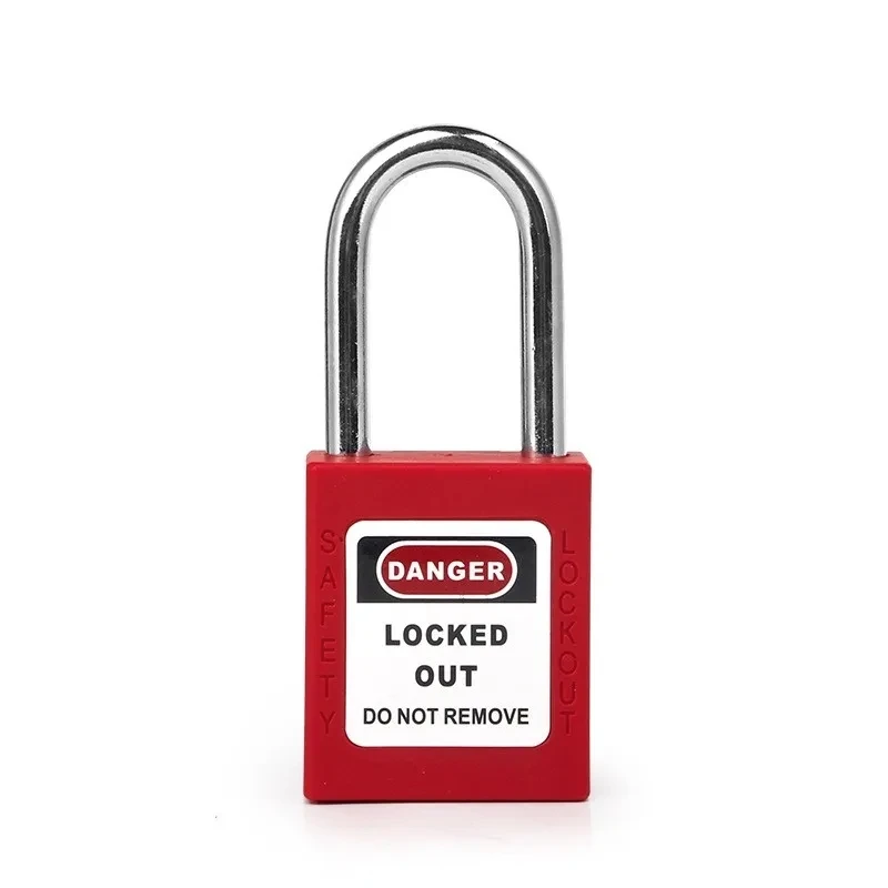 1Pcs-Electric-Industrial-Security-Padlock-Loto-ABS-Red-Color-38mm-Nylon ...