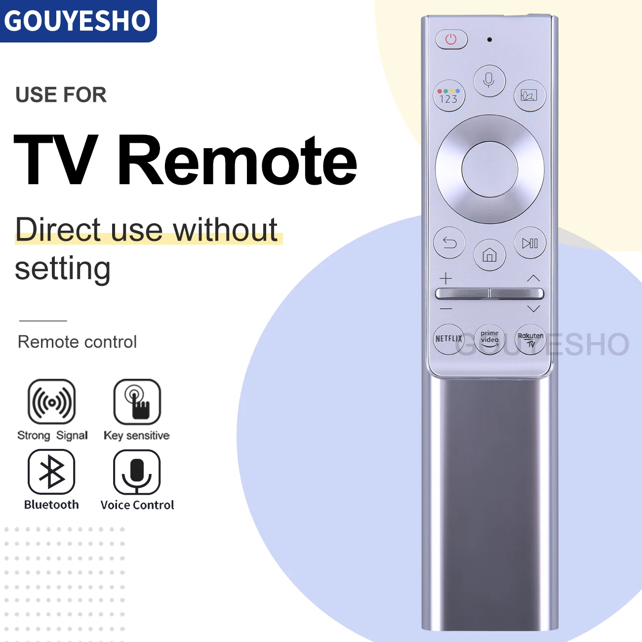 New-Remote-Control-for-Samsung-Voice-UHD-TV-Qled-4K-TV-BN59-01328A-Q67 ...