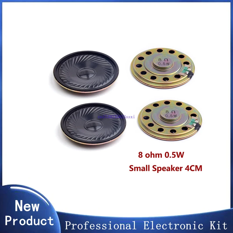 10pcs/lot 8 Ohm 0.5w Horn Speaker Diameter 40mm 4cm Mini Ultra-thin Loudspeaker 8r 0.5w Loud ...