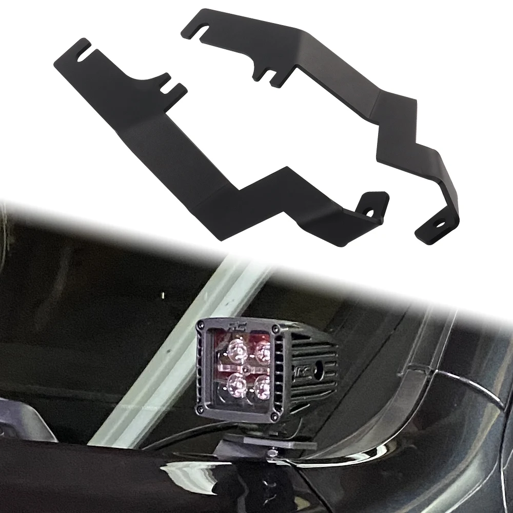 Front-Engine-Hood-Spotlight-A-pillar-Mounting-Brackets-For-Ford-Raptor ...