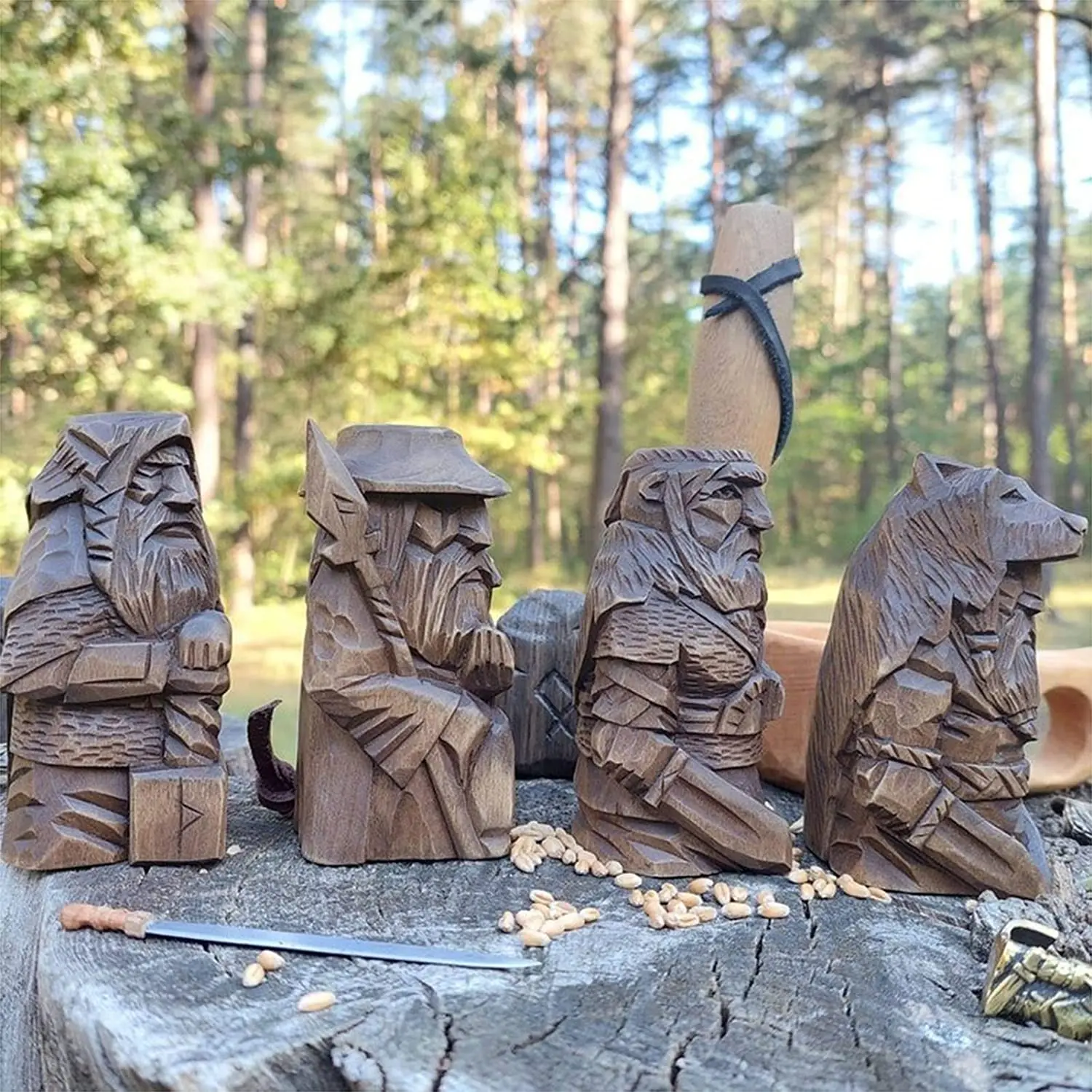 Thor Wood Carving Designs