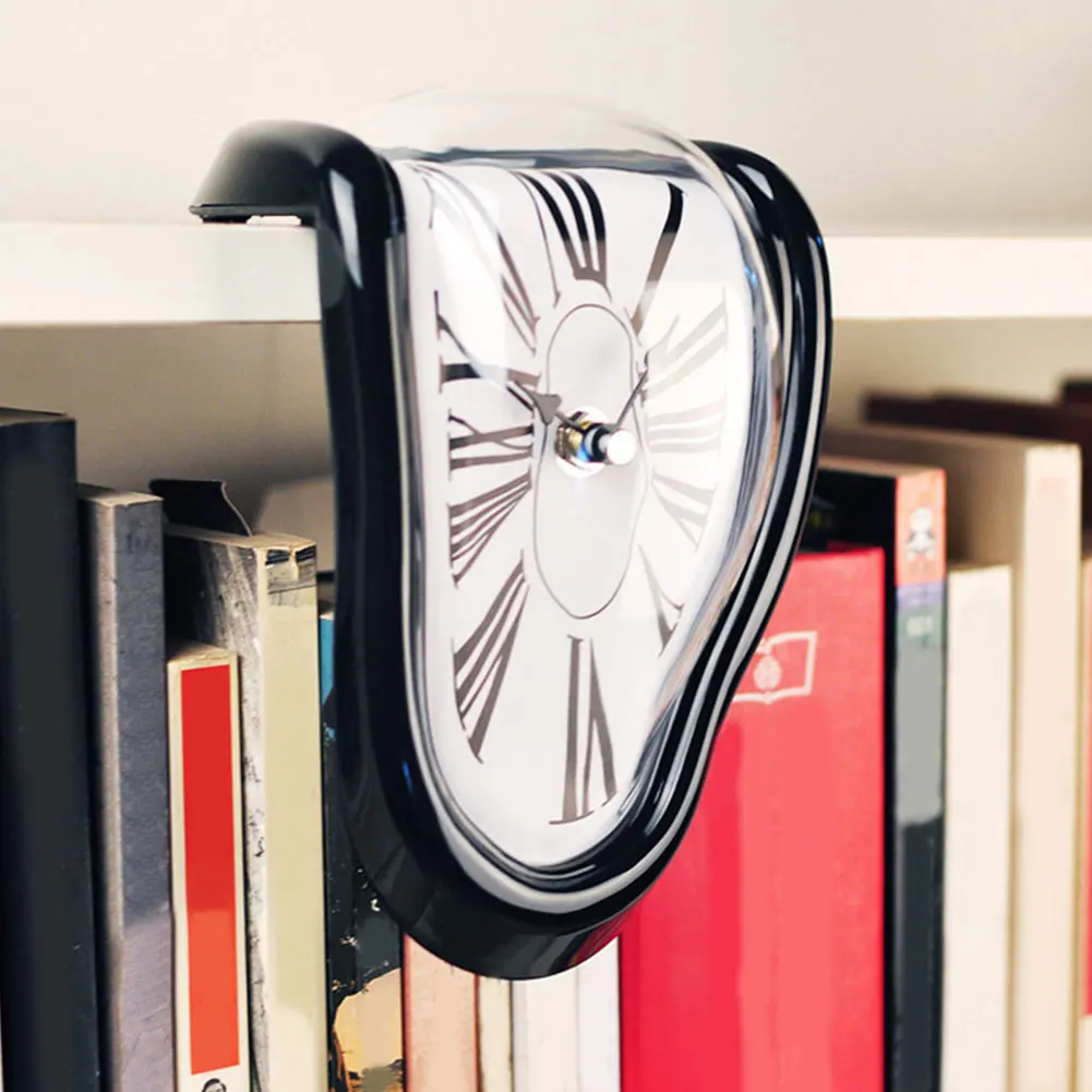 Creative-Melting-Clock-Novel-Surreal-Melting-Distorted-Wall-Clocks ...