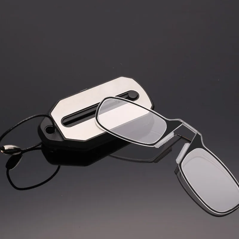 No-Screws-Folding-Legless-Nose-Clip-Reading-Glasses-Men-Women-Mini ...