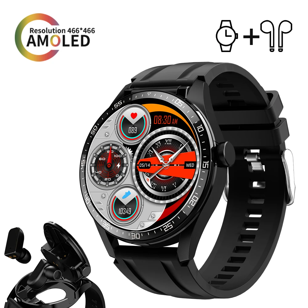1-32In-Smart-Watch-Men-Women-TWS-Wireless-Bluetooth-Headset-Call-Sport ...