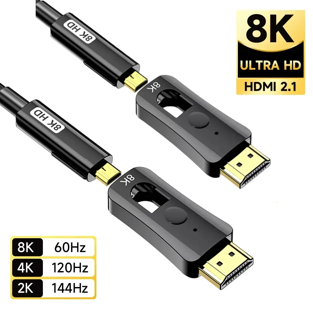 Threaded-fiber-optic-cable-HDMI-2-1-8K-A-to-D-Type-Single-Head ...