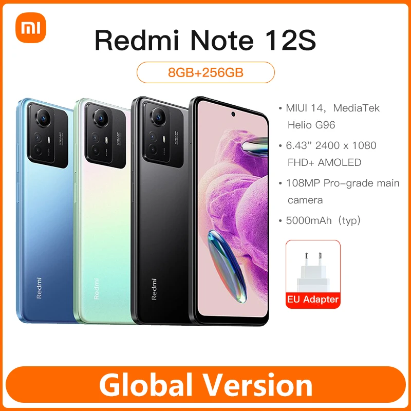 Xiaomi-Redmi-Note-12S-Vers-o-Global-C-mera-108MP-Display-AMOLED ...